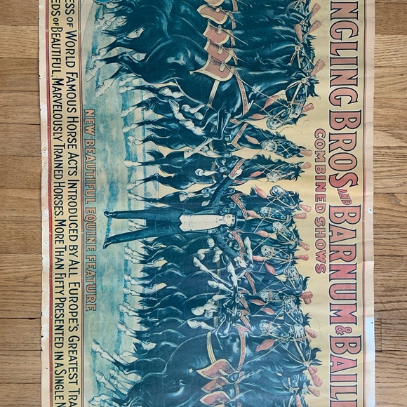 American Vintage | Wall Decor | Vintage Barnum Bailey Circus Poster ...